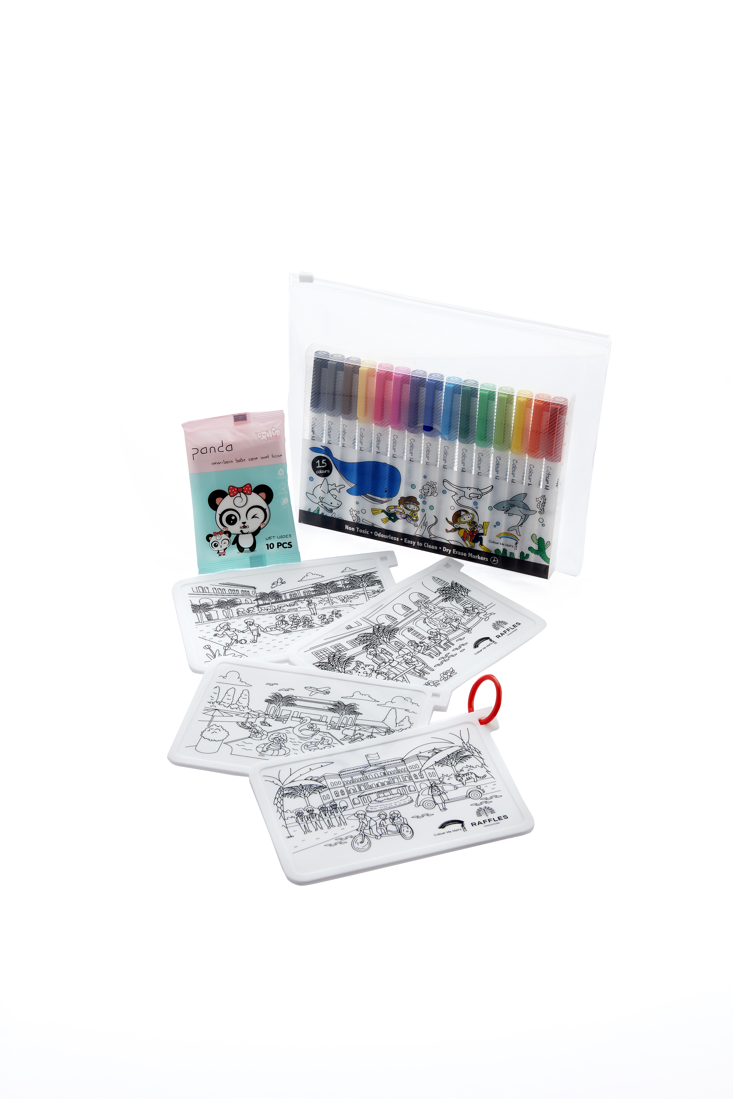Raffles Colour Me Mats | Raffles Arcade