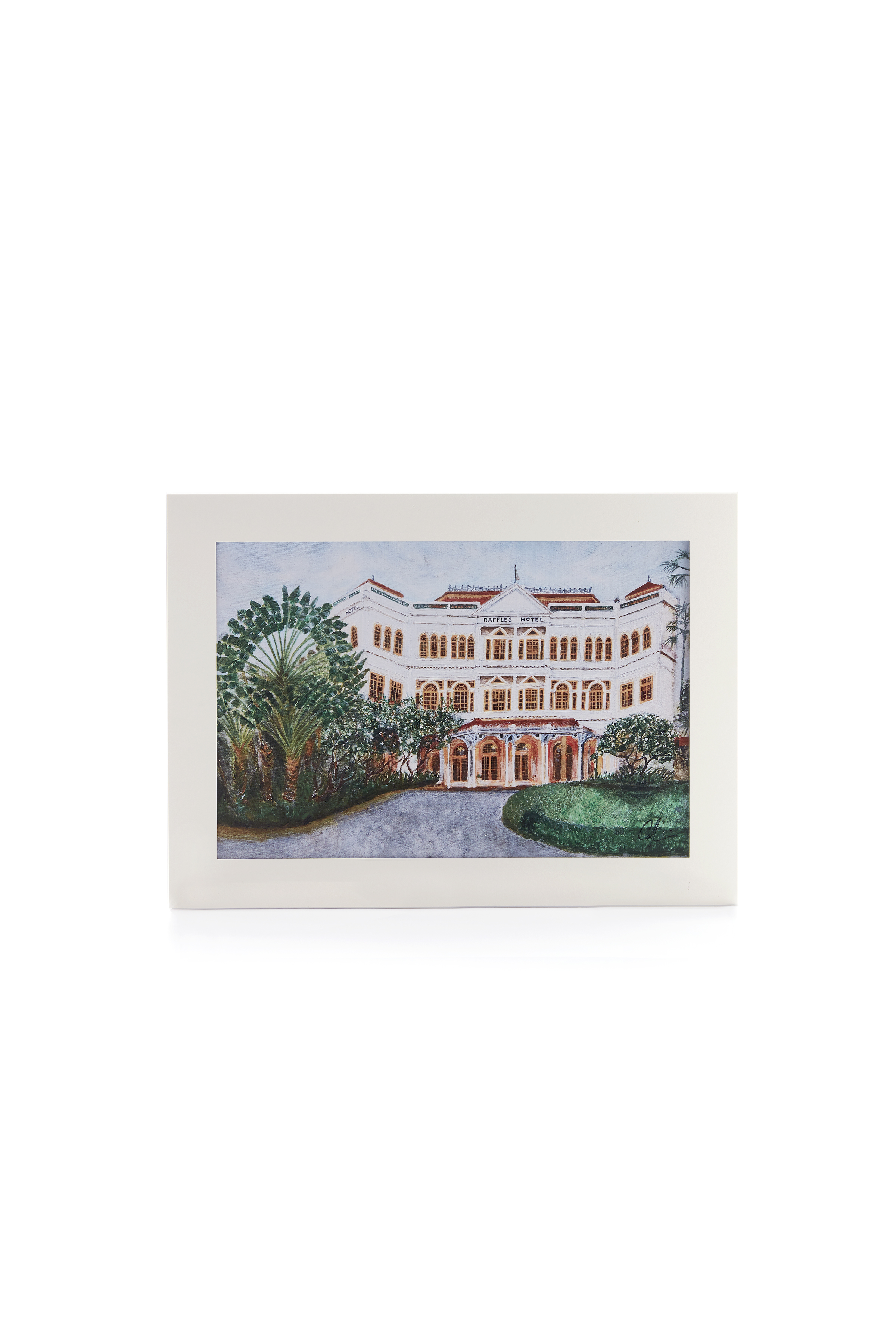 Raffles Painting - Facade | Raffles Arcade