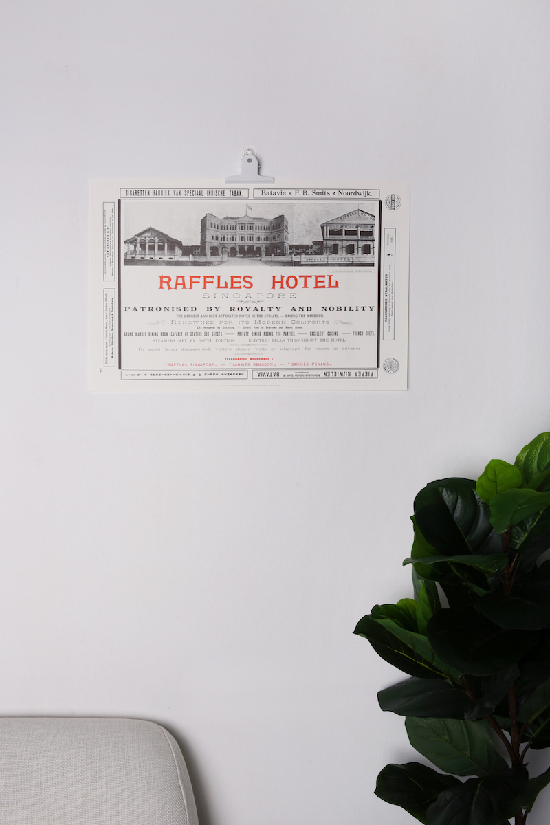 Raffles Advertisement Poster | Raffles Arcade